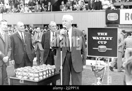 Watney Cup Final, Derby County v Manchester United. Final score 4-1 to ...