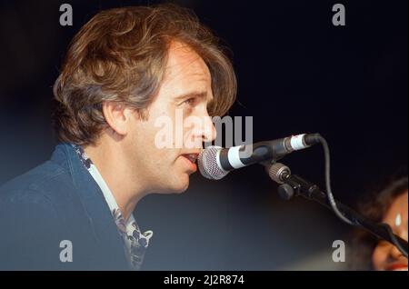 Peter Gabriel performing at WOMAD festival at Rivermead in Reading ...