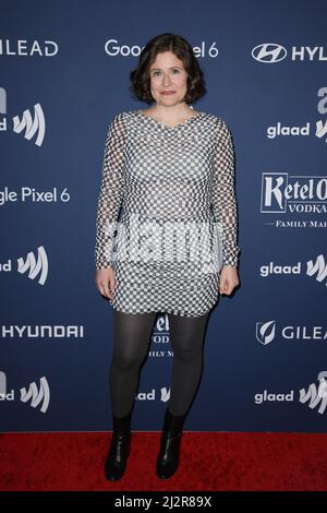Alena Smith attends the 33rd Annual GLAAD Media Awards on April 02 ...