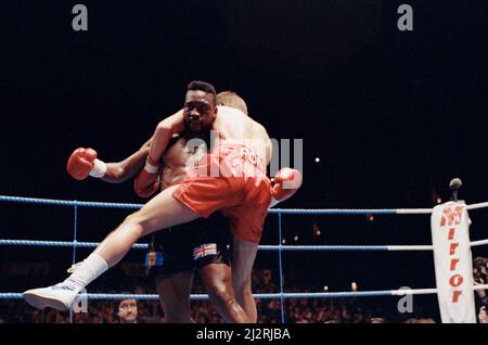 WBC super-middleweight title, Nigel Benn vs Nicky Piper. Alexandra ...
