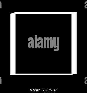 Square geometric abstract irregular, asymmetric shape. Stock vector ...