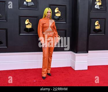 Cailin Russo arrives at the 64th Annual Grammy Awards at the MGM Grand ...