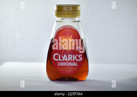 clarks original maple syrup Stock Photo - Alamy