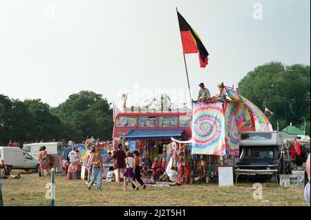 Glastonbury Festival. 27th June 1992 Stock Photo - Alamy