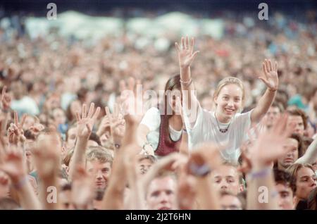 U2 Concert, Zoo TV Tour, Cardiff Arms Park, Cardiff, Wales, Wednesday ...