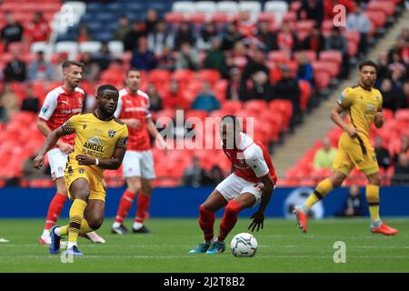 David Ajiboye #7 of Sutton United seen during the match Stock Photo - Alamy