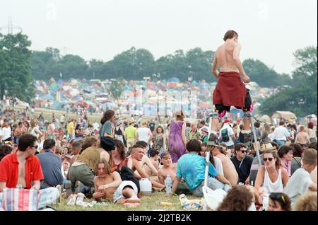 Glastonbury Festival. 27th June 1992 Stock Photo - Alamy