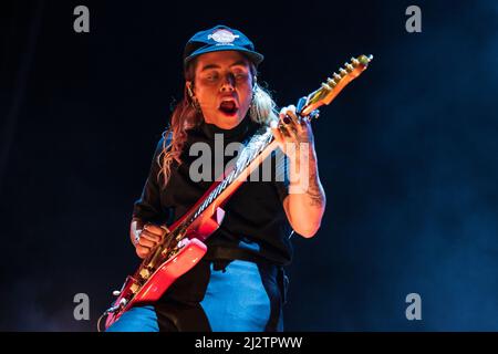 The Australian singer, songwriter and musician Tash Sultana performs a ...