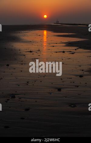 Abstract sunset in Normandy France Stock Photo - Alamy