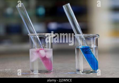 In this experiment a cobalt equilibrium mixture is made and placed in ...