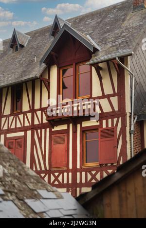 Typical norman house in France Stock Photo - Alamy