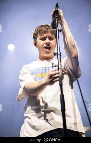 The English alternative rock band Nothing but Thieves performs a live ...