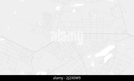 Vector map of Bucha city. Urban grayscale poster. Road map image with ...