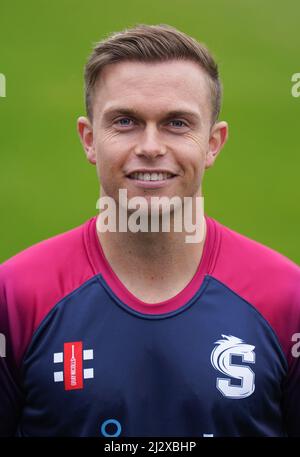Northamptonshire's Ben Curran during a photocall at The County Ground ...