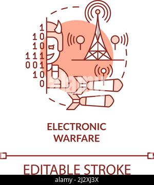 Electronic warfare concept icon Stock Vector Image & Art - Alamy