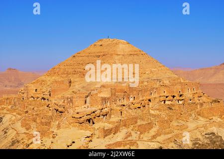 Tunisia, Tataouine Governorate, Guermassa, former Berber troglodyte ...