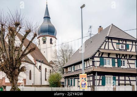 Sesenheim (Sessenheim Alsace, France): Goethe und Friedrike Brion Stock ...