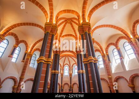 Vianden Castle, interior view, Vianden Canton, Grand Duchy of ...