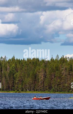 boat Finland body of water scenery motorboat Punkaharju Saimaa lake sea ...