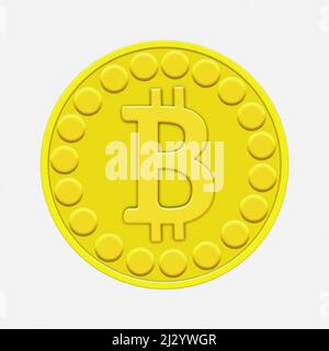 Illustration Coins Icon Stock Photo - Alamy