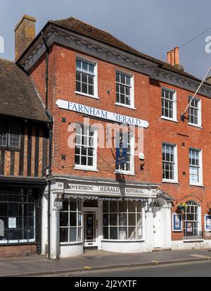 Farnham Herald Newspaper Offices, 114-116 West Street, Farnham, Surrey ...