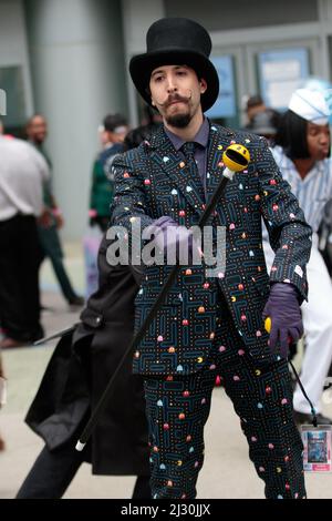 April 2, 2022: Pac-Man Cosplay at Wondercon on Saturday April 2, 2022 ...