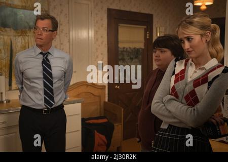 Dylan Gage, from left, Gus Birney, Jeff Astrof, Mira Sorvino, Merrin ...