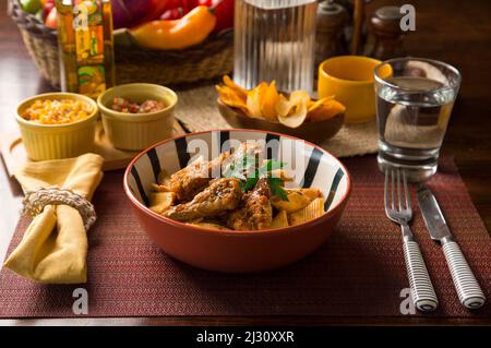 Peruvian comfort food homemade traditional gastronomy buffet table ...