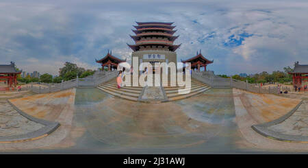 360° view of Kuixing pavilion 魁星阁 - Alamy