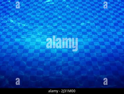 Clear Underwater Swimming Pool with LED Lights Architectural Design ...