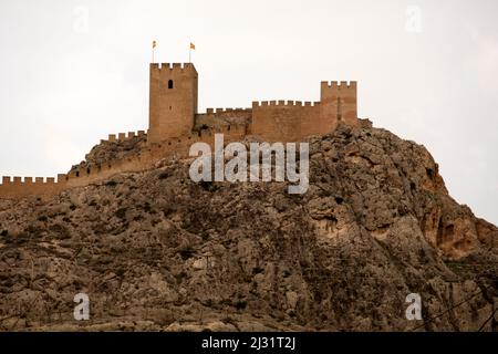 Sax Castle Spain,Valencia region Stock Photo - Alamy