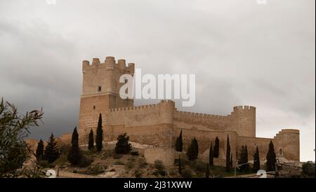 Castle of Villena,Valencia,Spain Stock Photo - Alamy