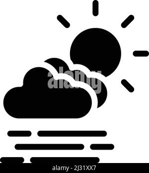 haze vector icon Linear icon. Editable stroke line Stock Vector Image ...