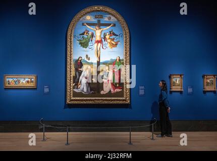 The Crucified Christ with the Virgin Mary Saints and Angels (The Mond Crucifixion) -Raphael ...