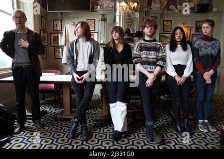 (left to right) Just Stop Oil activists Mary Somerville, Stephen ...