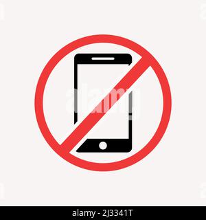 No sound phone. Telephone call. Cell phone vector icon. Device icon ...