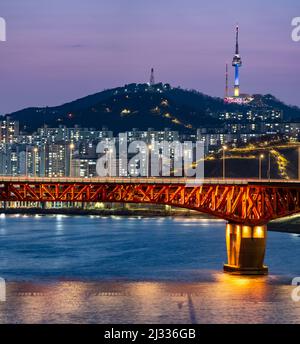 South Korea, Seoul, Namsan, Namsangol Hanok Village Stock Photo - Alamy