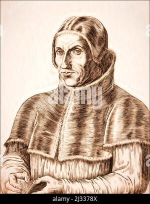 ADRIAN VI (Utrecht 1459-Rome, 1523). Dutchman Pope (1522-1523), named ...