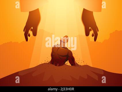 Biblical series, The Creation of the World, the sixth day, finally ...