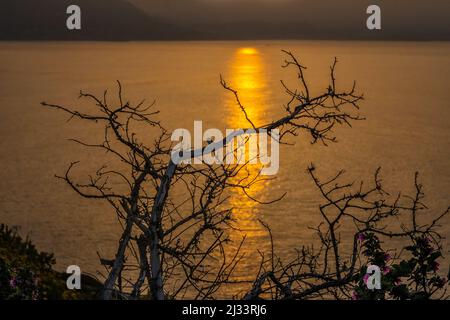 Sunrise at Limanakia Vouliagmeni,Greece Stock Photo - Alamy