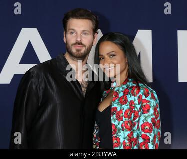LOS ANGELES - APR 4: Matt Pokora, Christina Milian at the Ambulance ...