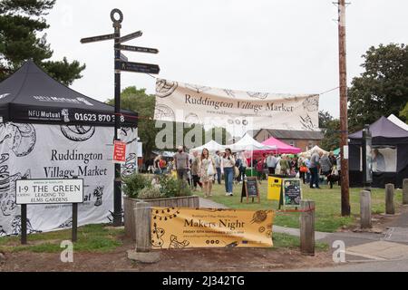 Ruddington Village Market in Nottinghamshire in the UK Stock Photo - Alamy