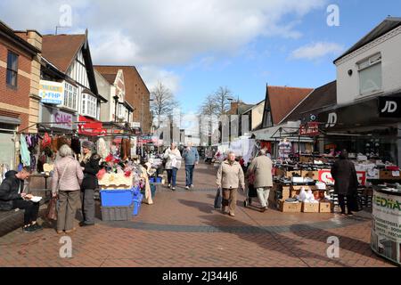 Worksop town centre, Nottinghamshire Stock Photo - Alamy