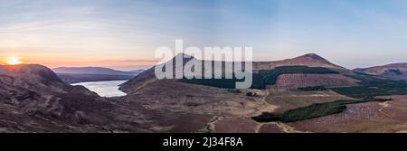 Aerial view of Lough Altan in County Donegal, Ireland Stock Photo - Alamy