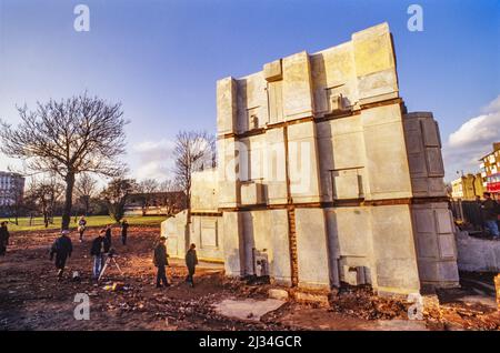Rachel Whiteread’s House, the cast of a Victorian terrace house. Made ...