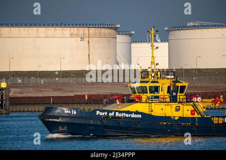 Maasvlakte Olie Terminal, MOT, one of the largest petroleum terminals ...