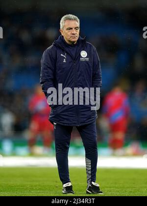 Manchester City assistant manager Juan Manuel Lillo before the Premier ...