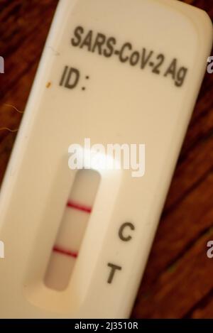 positive self test at medical centre in Holland Stock Photo - Alamy