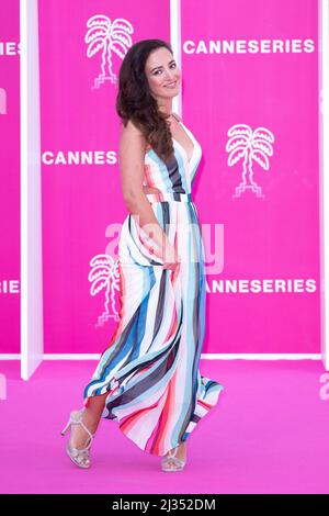 Sevda Polat attends the pink carpet during the 5th Canneseries Festival ...