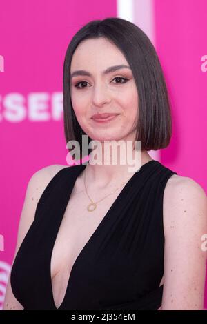 Clara Runaway attends the pink carpet during the 5th Canneseries ...